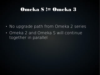 Omeka S Intro for DPLA fest | PPT