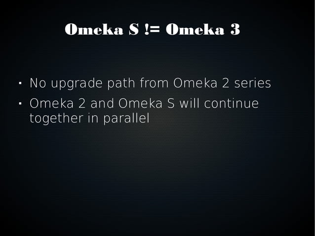 Omeka S Intro for DPLA fest | PPT
