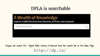 The Digital Public Library of America | PPT