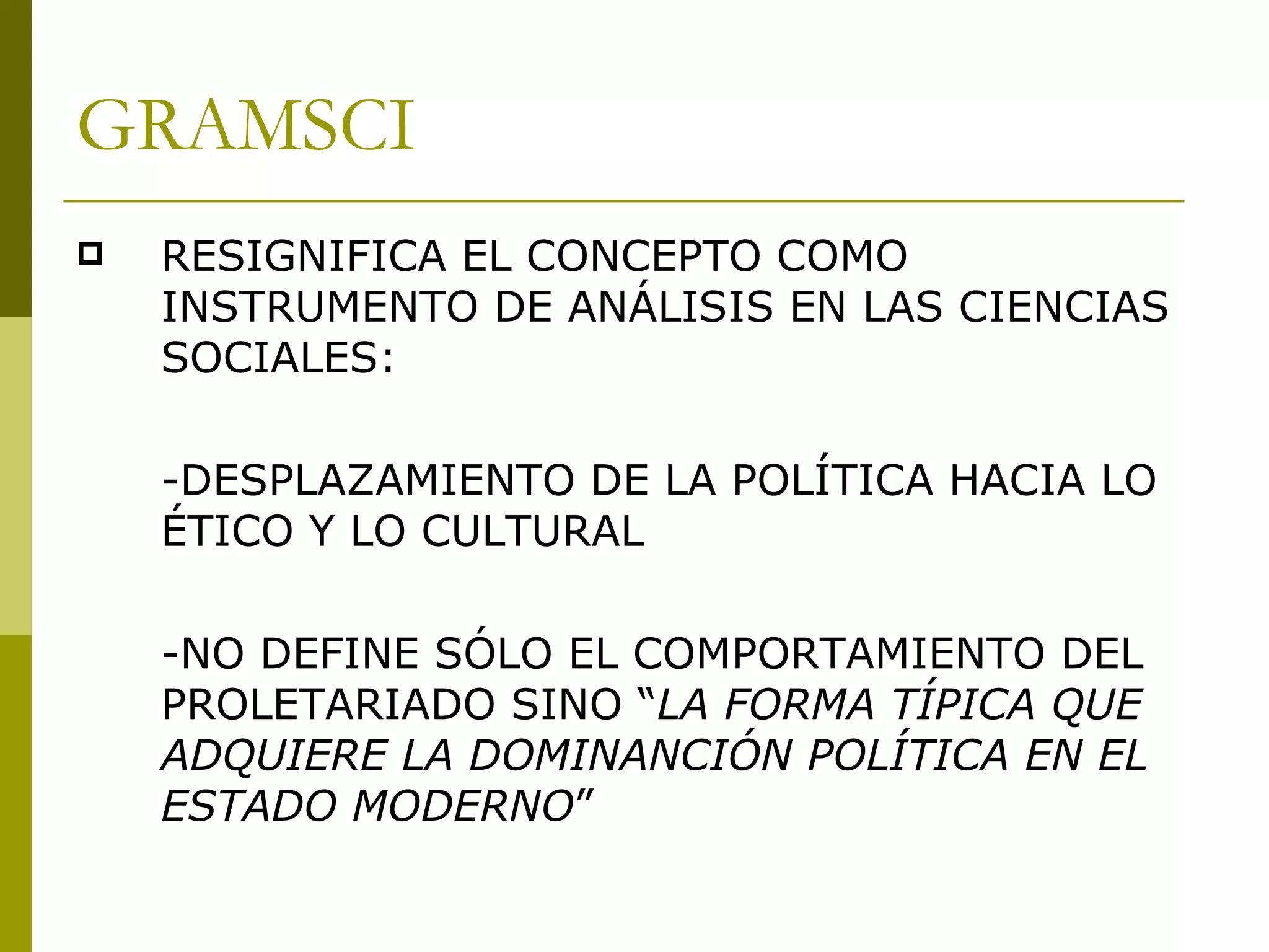 Hegemonía y alternativa | PPT