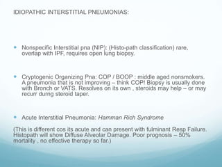 Diffuse Parenchymal Lung Diseases | PPTX