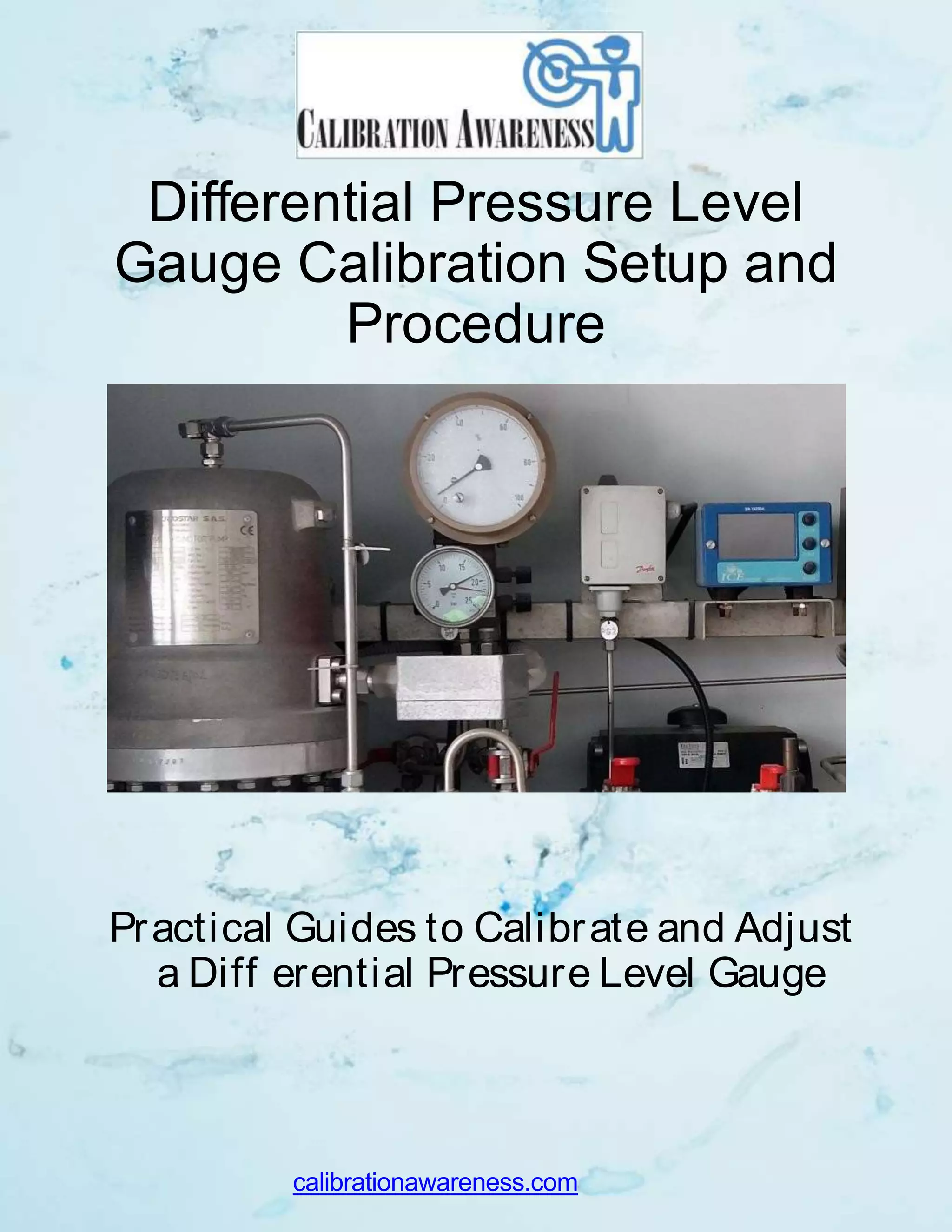 Differential Pressure Level Gauge Calibration Setup and Procedure | PPTX