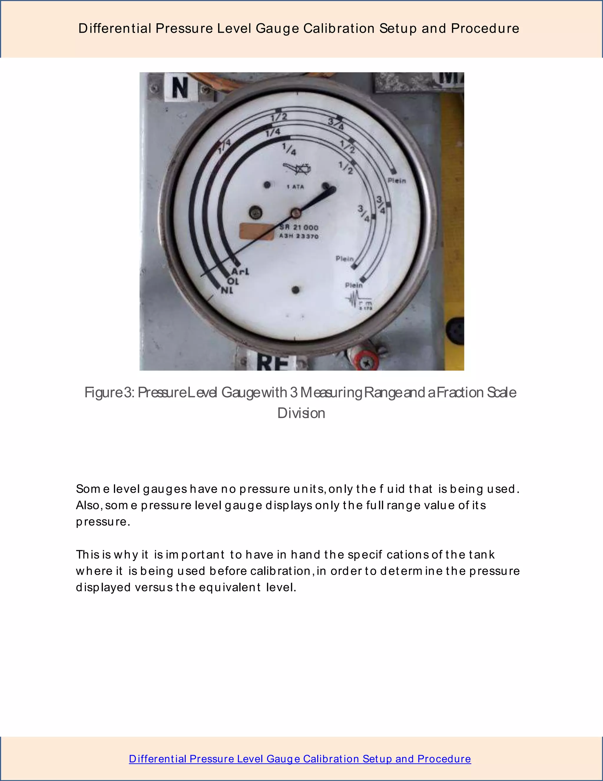 Differential Pressure Level Gauge Calibration Setup and Procedure | PPTX