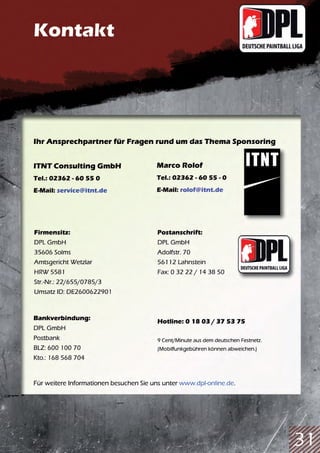 DPL Sponsorenmappe | PDF