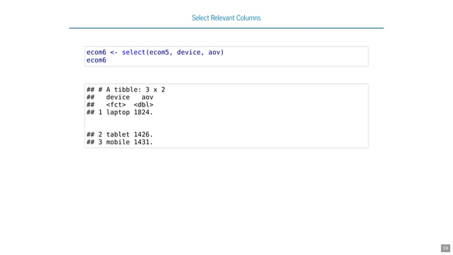 Data Wrangling with dplyr | PPT Data Wrangling with dplyr | PPT