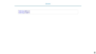Explore Data using dplyr | PDF