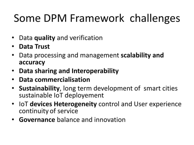 Data Processing and Management Framework | PPT