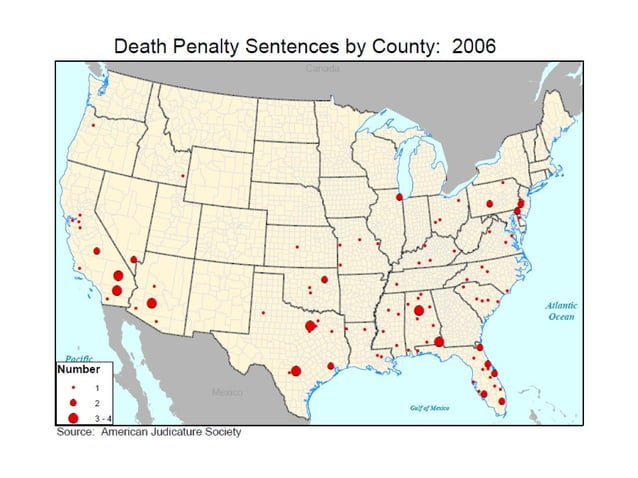 Death Penalty Usage Maps 2004-2009 | PPT