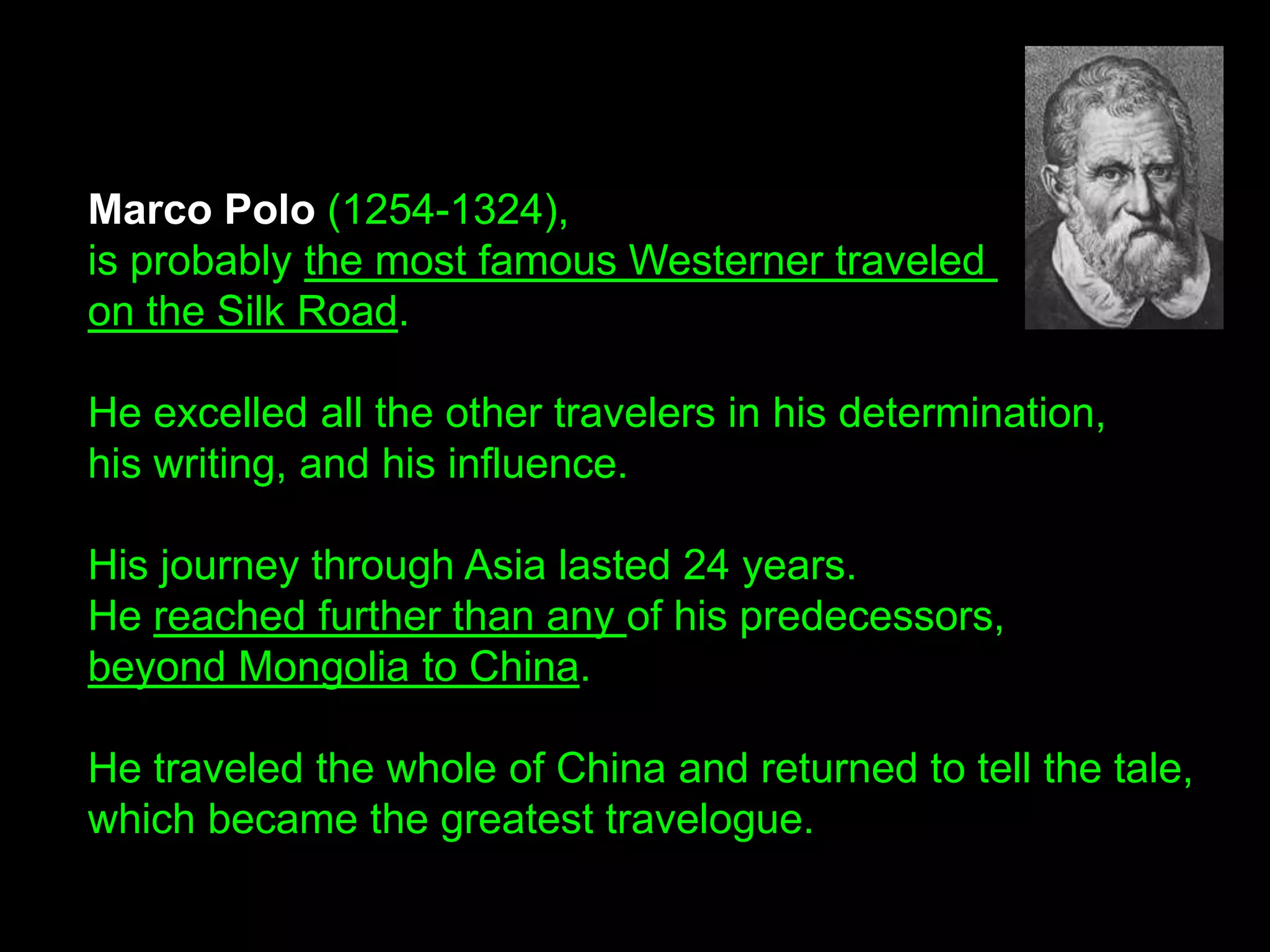 DP & Marco Polo - the Silk Road | PDF