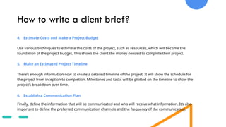 What is client brief in PR and Advertising? | PPTX