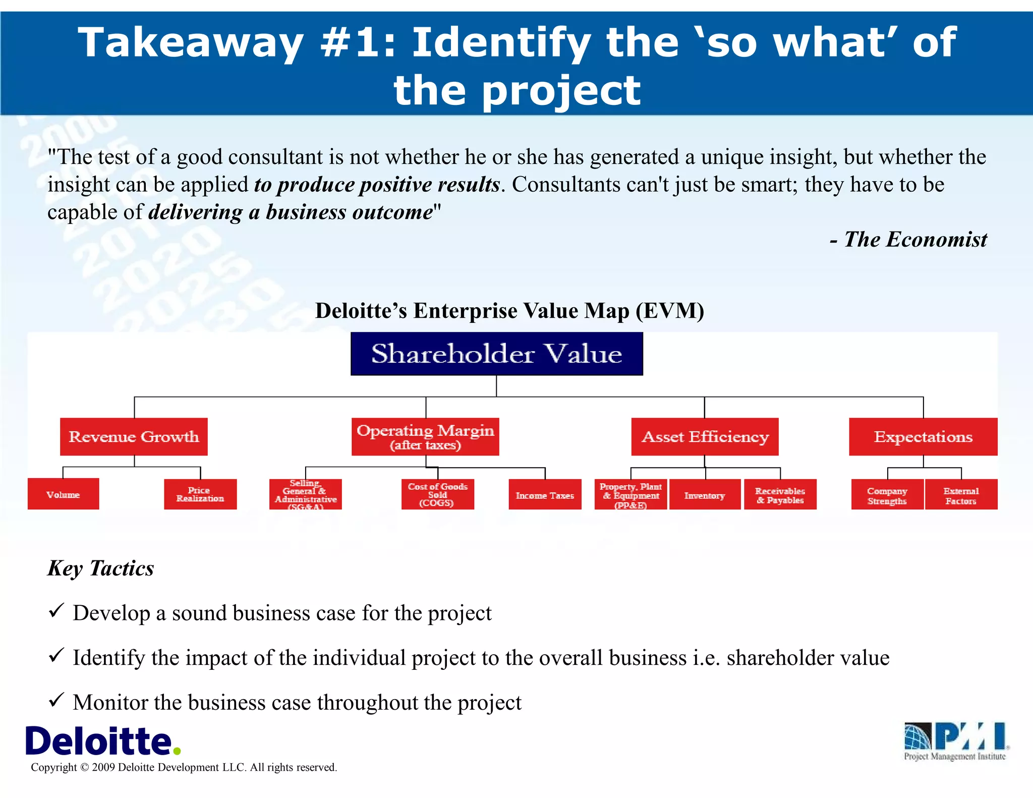 Deloitte Hari Kumar @ PM Conference India 2009 | PPT