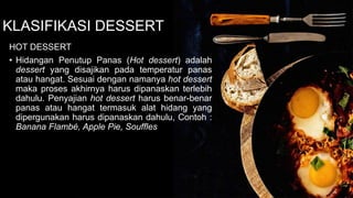 Pengolahan Makanan Kontinental - Dessert | PDF