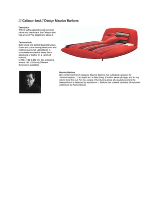 Roche Bobois - 100% design - Milan Furniture Fair | PDF