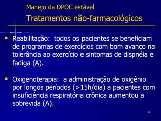 Doença Pulmonar Obstrutiva Crônica | PPT