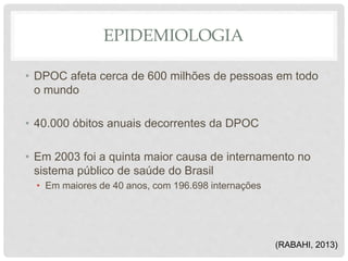 Estudo de caso de um paciente portador de DPOC | PPTX
