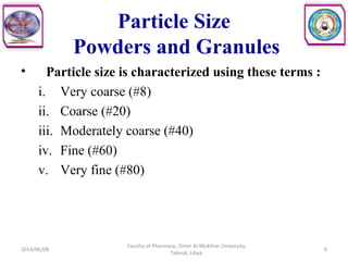 Powders and granules | PPT