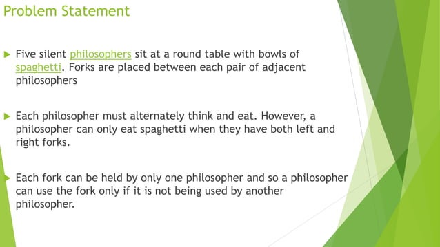 Dining Philosopher Problem | PPTX