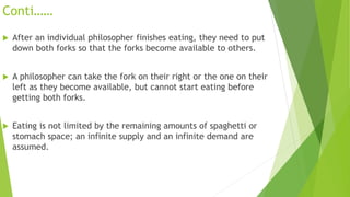 Dining Philosopher Problem | PPTX