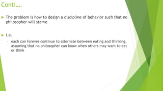 Dining Philosopher Problem | PPTX