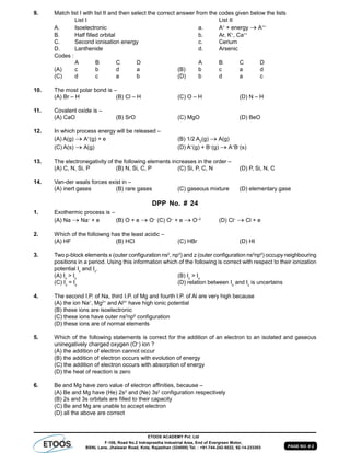 Dpp 02 periodic_table_jh_sir-3579 | PDF