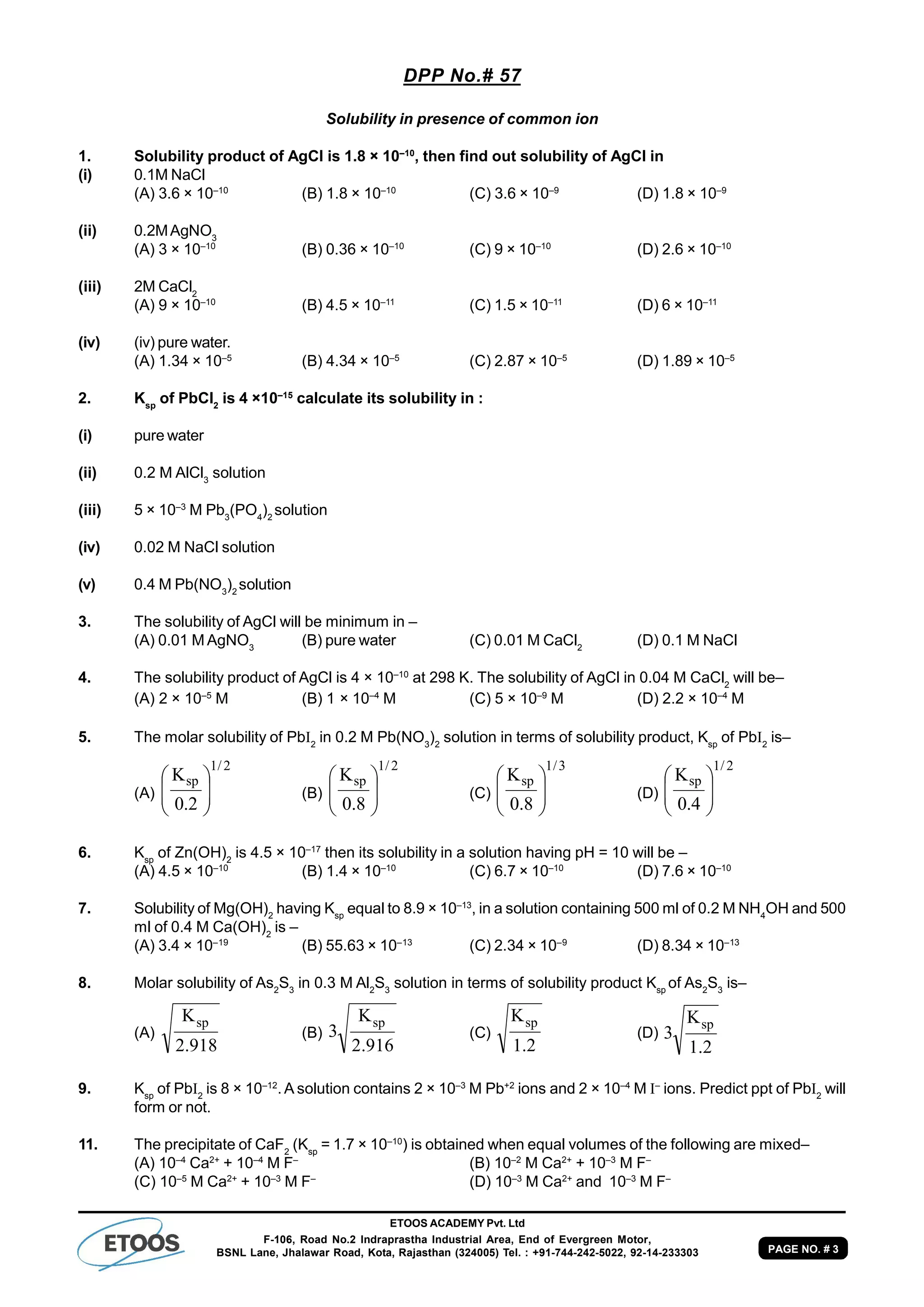 Dpp 04 ionic_equilibrium_jh_sir-4172 | PDF
