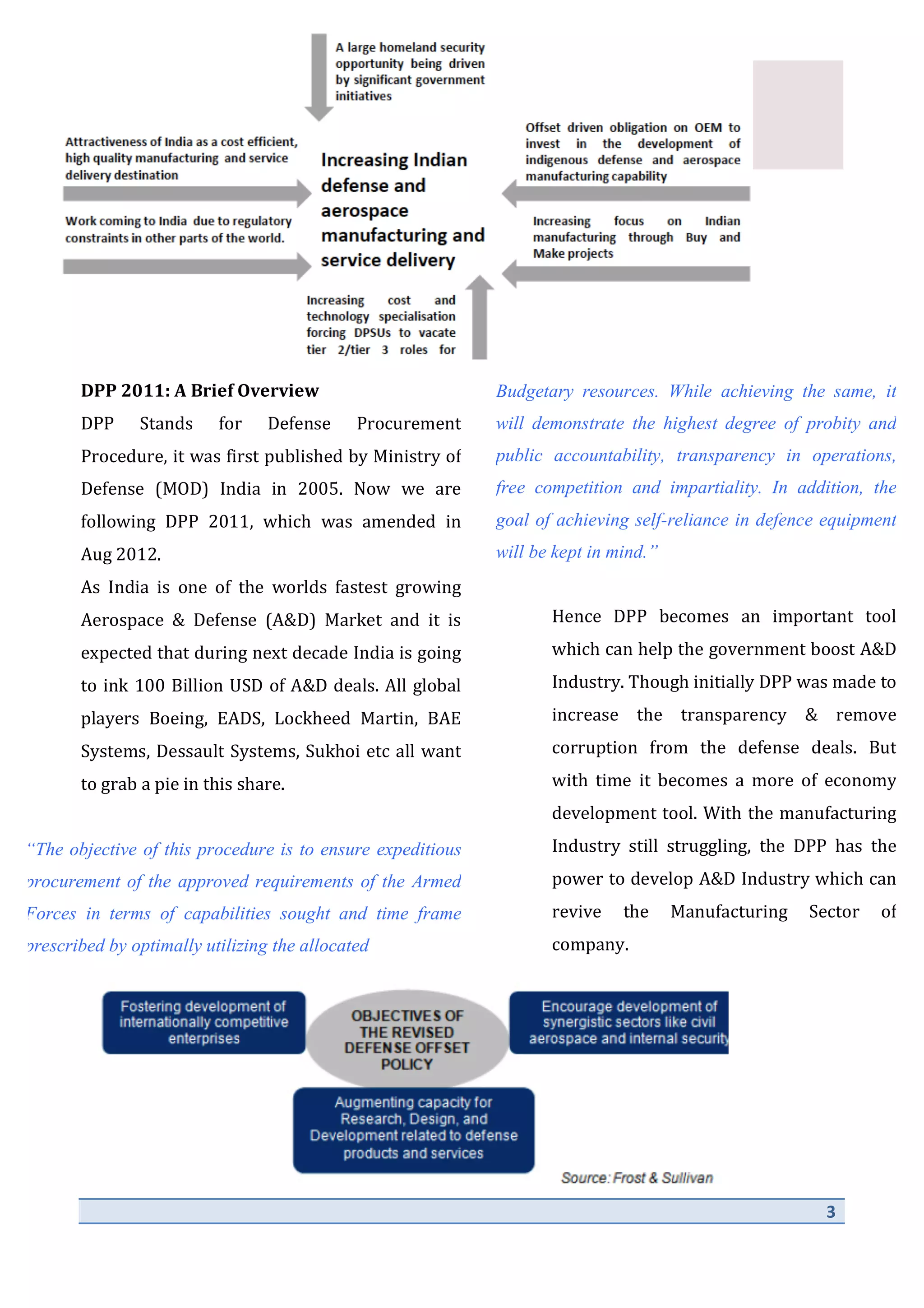 DPP and its Impact on Indian Aerospace & Defence Industry | PDF