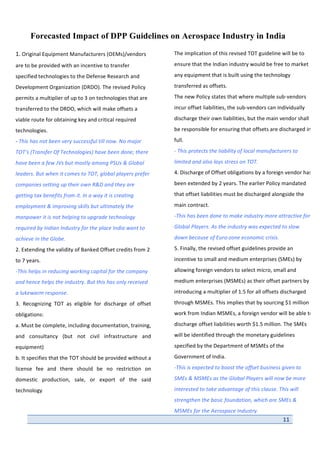 DPP and its Impact on Indian Aerospace & Defence Industry | PDF