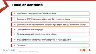 DPP4i Right add on therapy in the management of diabetes | PPTX