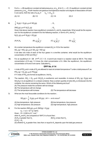 Dpp chemical equilibrium_jh_sir-3619 | PDF