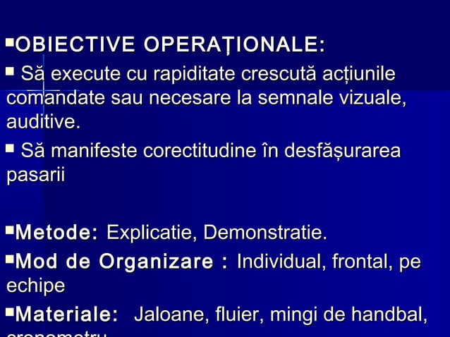 Proiect de lectie | PPT