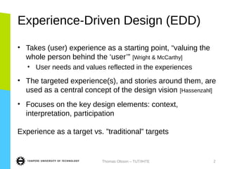 Experience-Driven Design with Playful Experience Targets | PPT