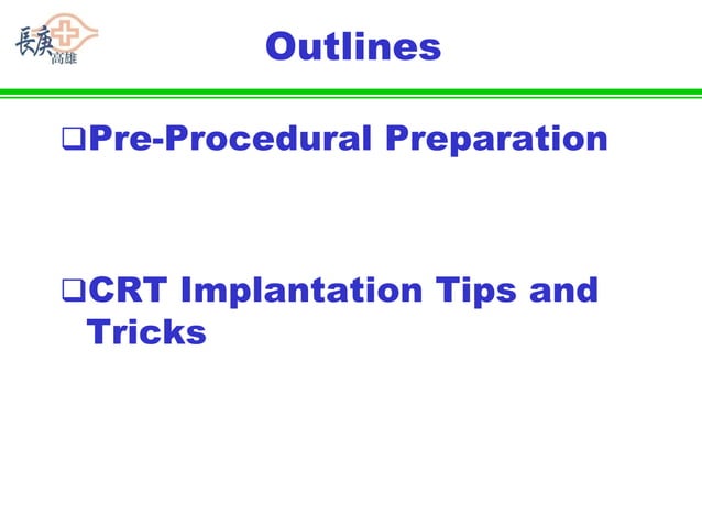 Pre-Procedural Preparation and CRT Implantation Tips and Tricks | PDF ...