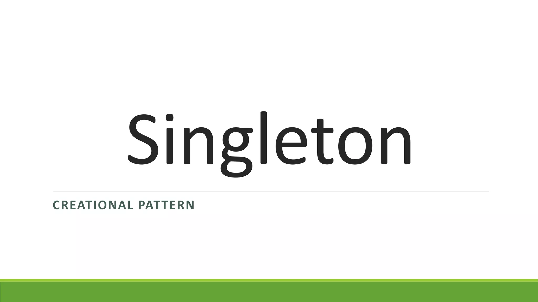 بررسی الگو‌های طراحی Singleton و Chain of Responsibility | PPT
