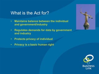 Data Protection Act presentation | PPSX