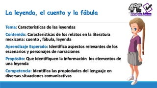 La leyendas cuentos_y_fabulas | PPTX