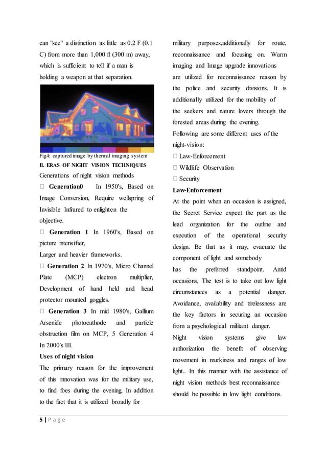 NIGHT VISION TECHNLOGY | PDF