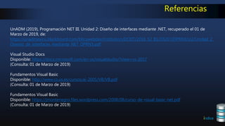 Diseño de Interfaces Mediante .NET