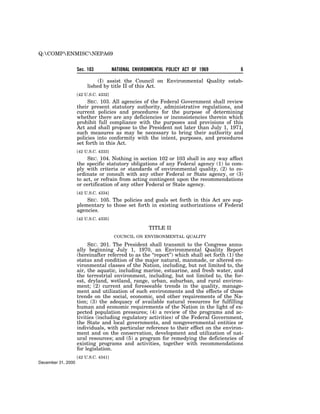 National Environmental Policy Act of 1969 (NEPA) | PDF