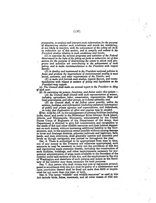 Congressional White Paper on a National Policy for the Environment | PDF