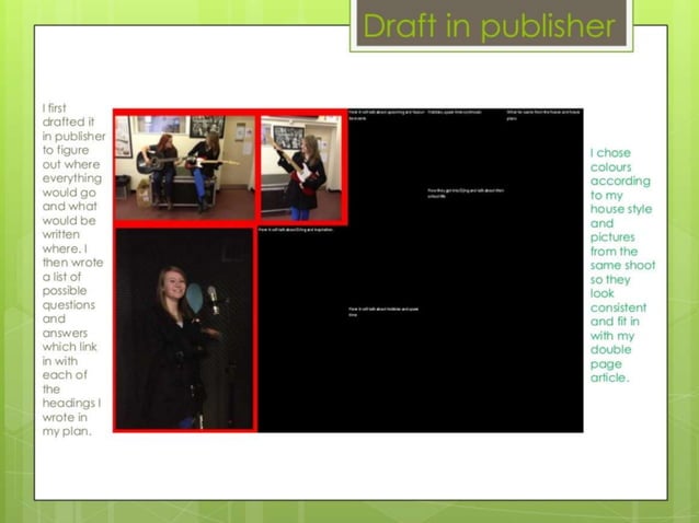 Double Page Spread Planning | PPTX