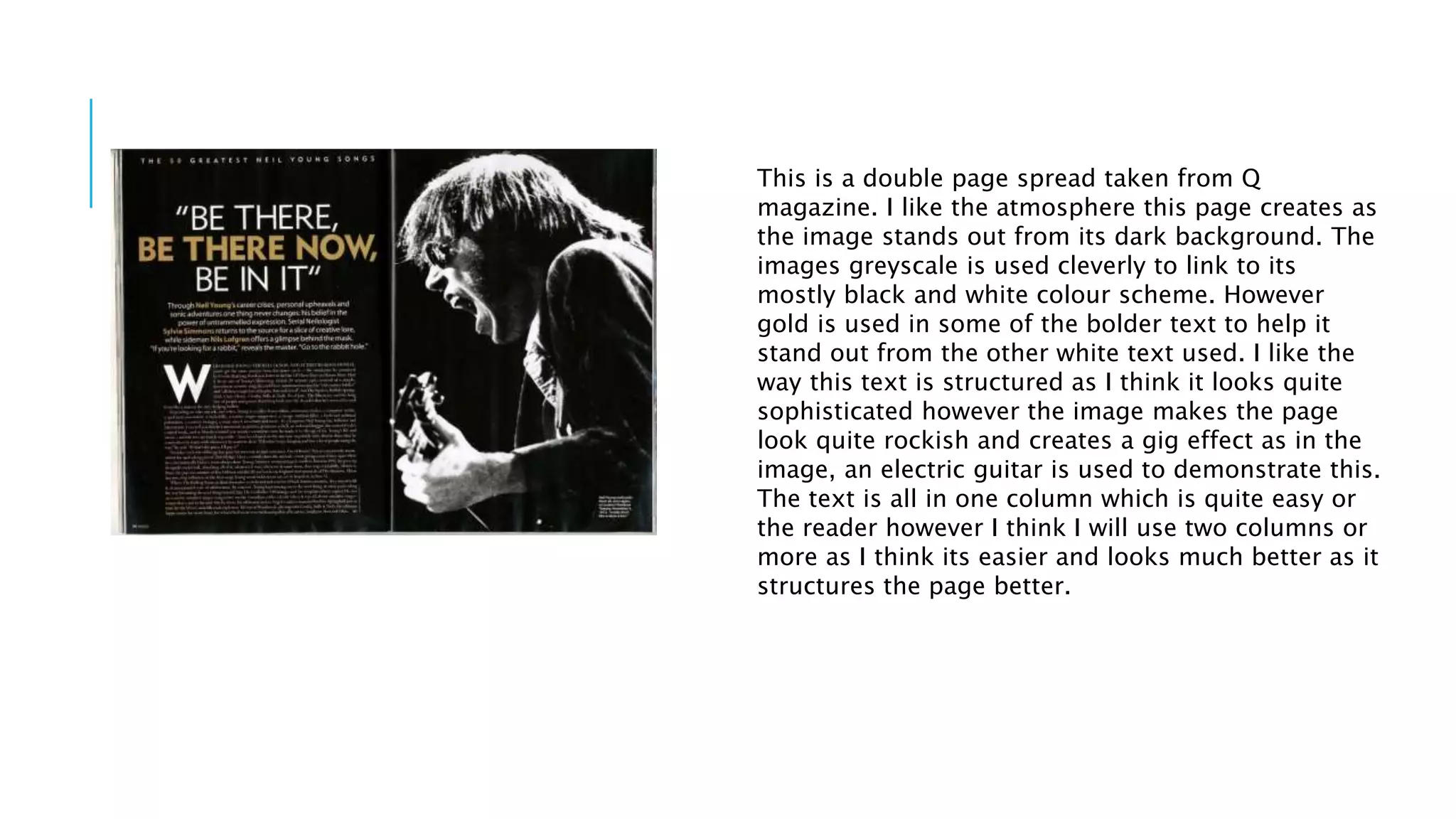 Double page spread/article research | PPT