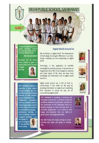 DPS Sahibabad Magazine-Best School in Loni Sahibabad | PPTX