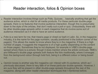 Music magazine Double-page analysis (NME, VIBE and Billboard) AS Media ...