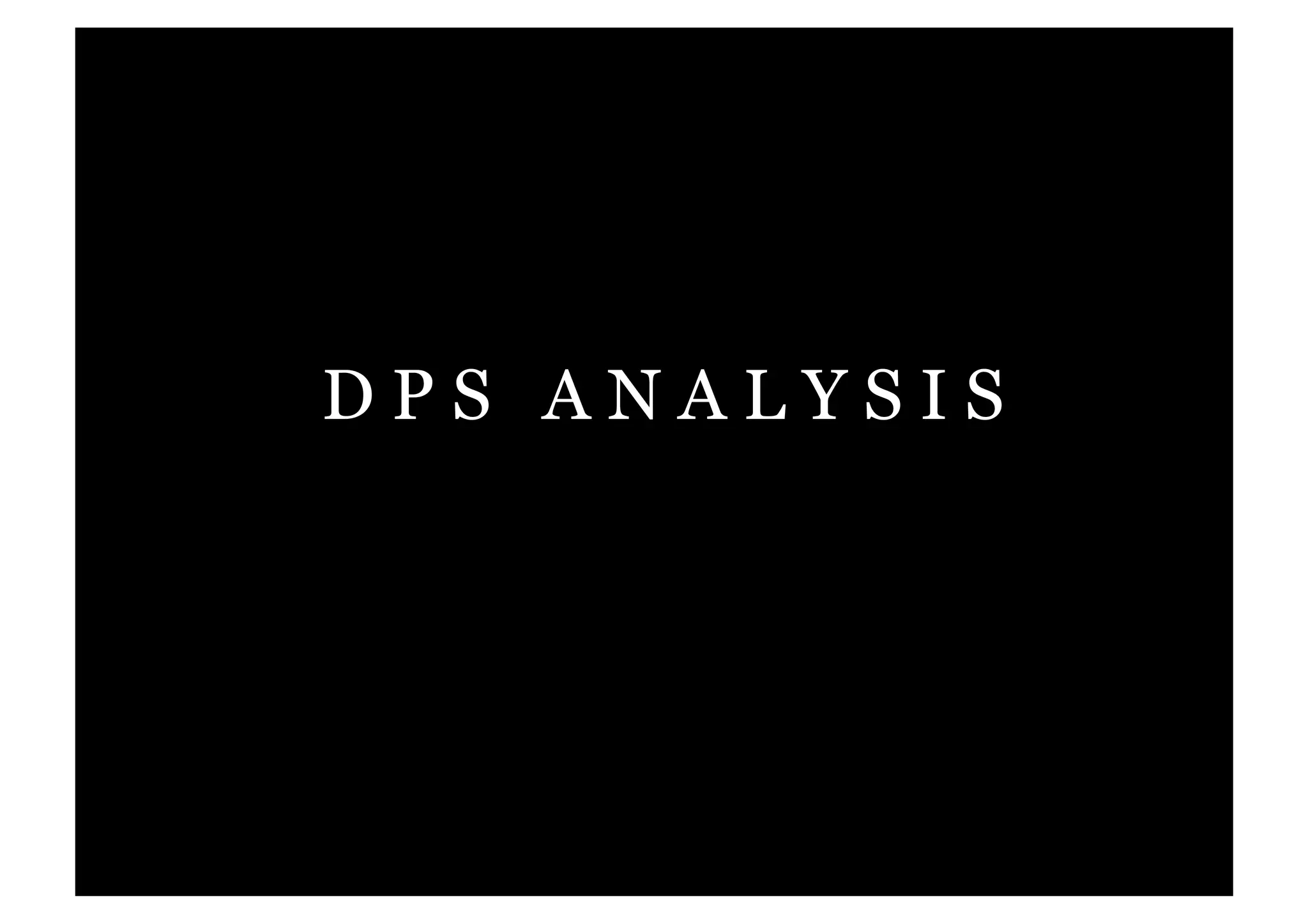 DPS Analysis | PPT