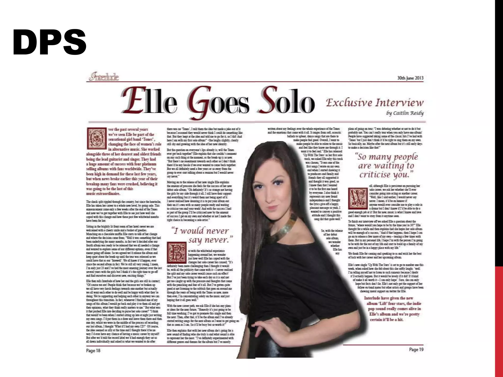 Dps analysis | PPTX | Desktop Publishing | Computer Software and Applications