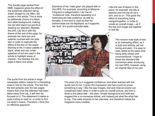 Double Page Spread Analysis | PPTX | Celebrity Style | Pop Culture