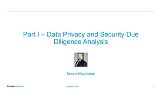 Data Privacy and IP Due Diligence | PDF