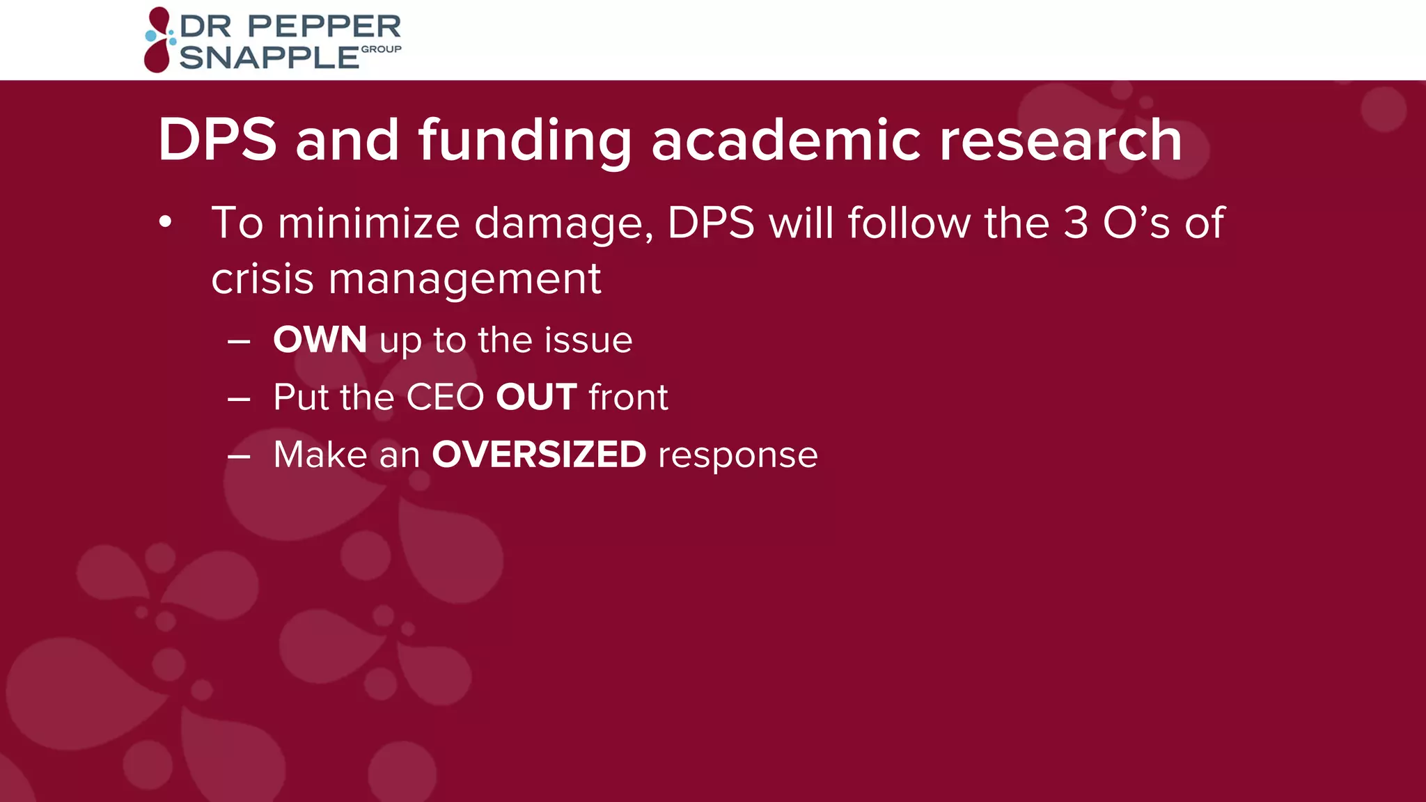 DPS client presentation | PDF | Food & Drink