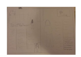 Drawn Draft of Newspaper Double Page Spread | DOCX