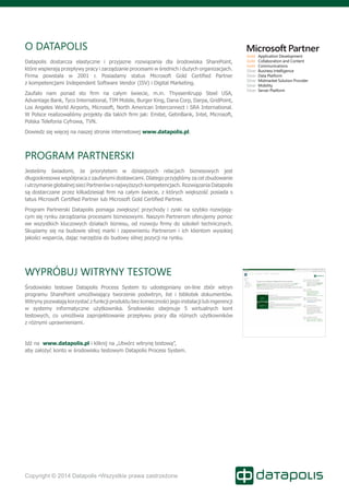 Datapolis Process System PL | PDF